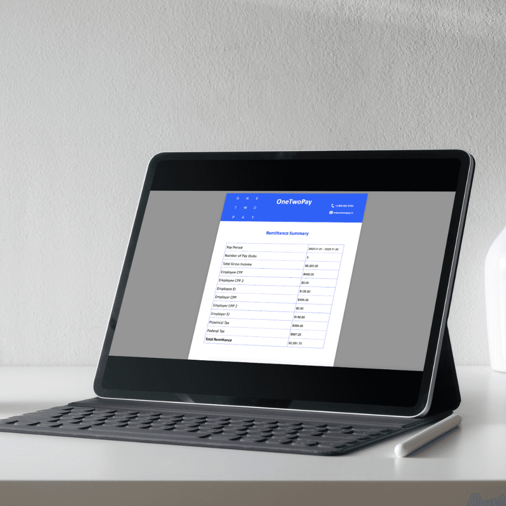 OneTwoPay Reports: Making Pay Day Easy